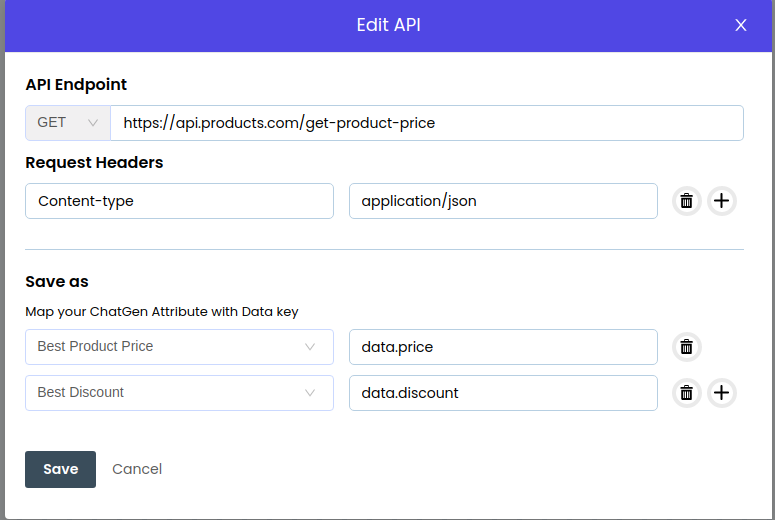 ChatGen API Documentation